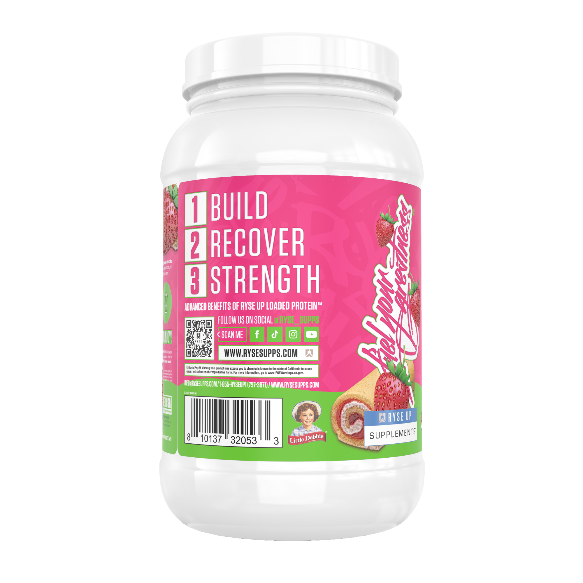 RYSE - Loaded Protein - Little Debbie Strawberry Shortcake Rolls (27 ...