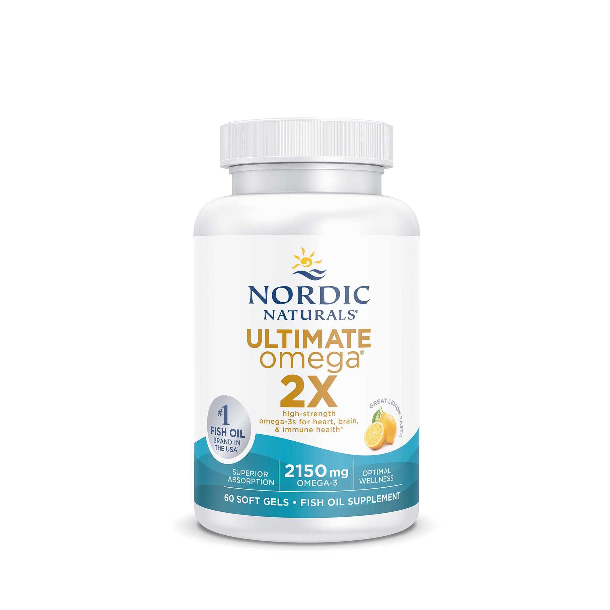 Nordic Naturals® Ultimate Omega® 2X: 60 Softgels | GNC