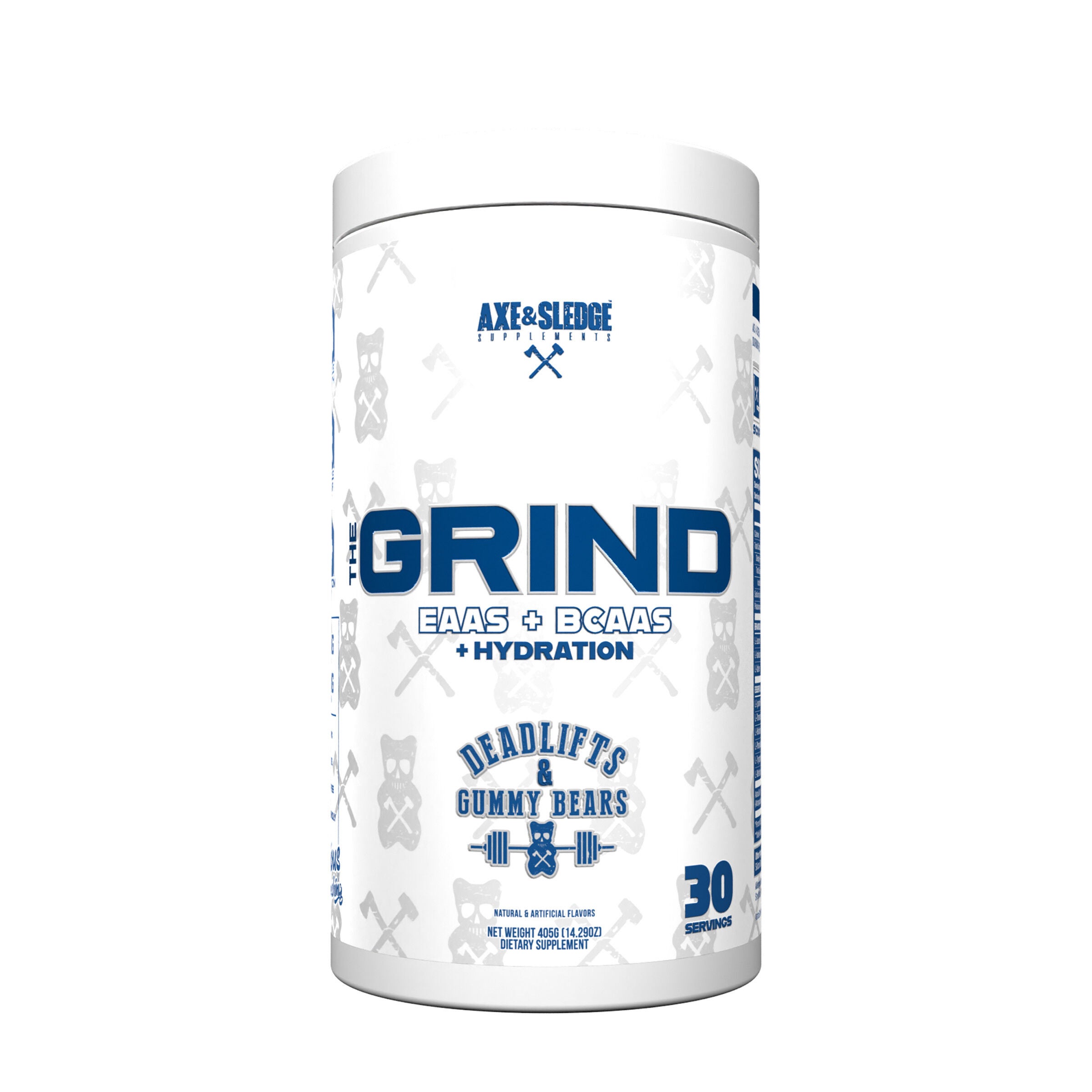 Axe & Sledge Supplements™ - The Grind V2 - Deadlifts & Gummy Bears (30 ...
