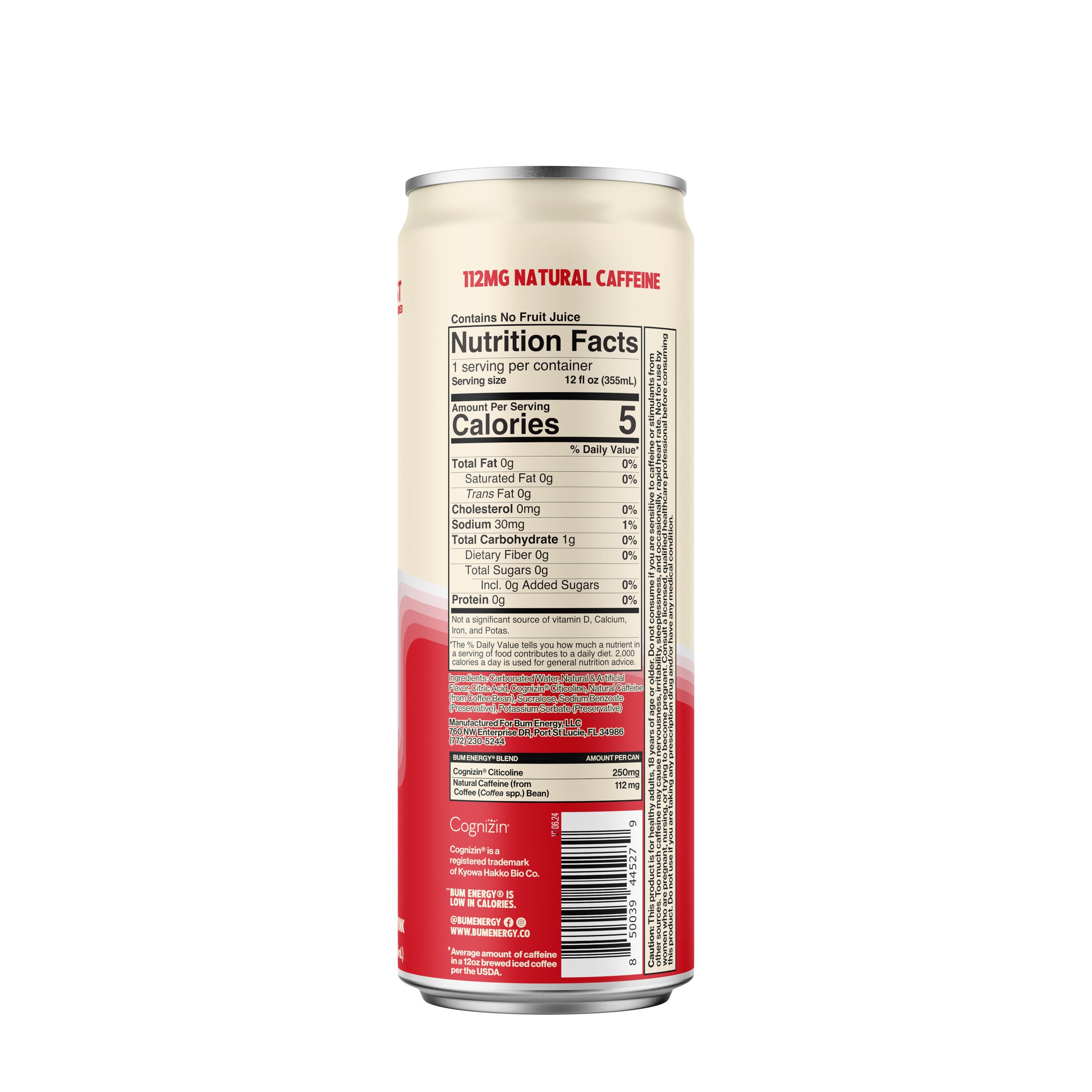 Bum Energy - Energy Drink - 12 Cans | GNC
