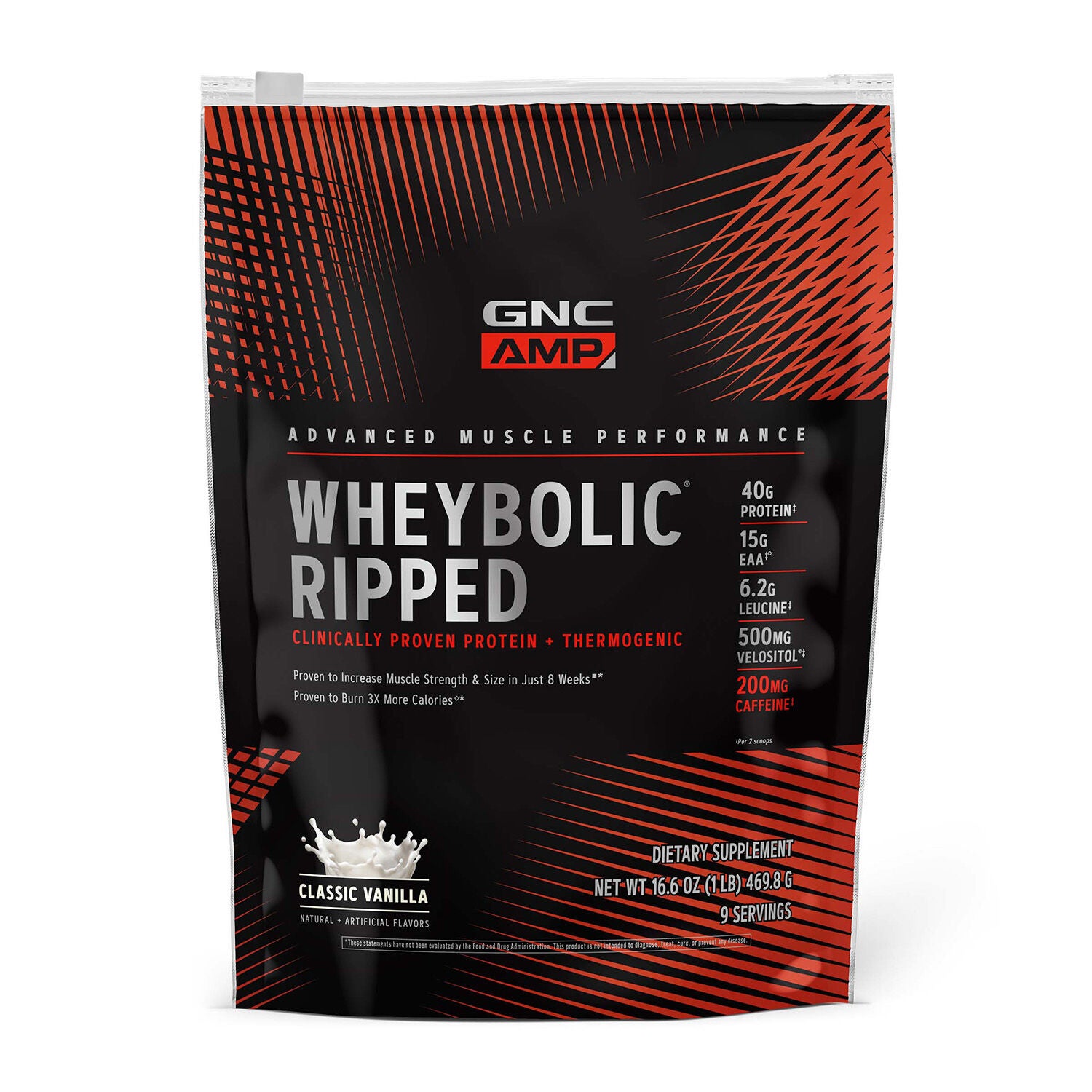 GNC AMP Wheybolic™ Ripped Whey Protein - Classic Vanilla | GNC