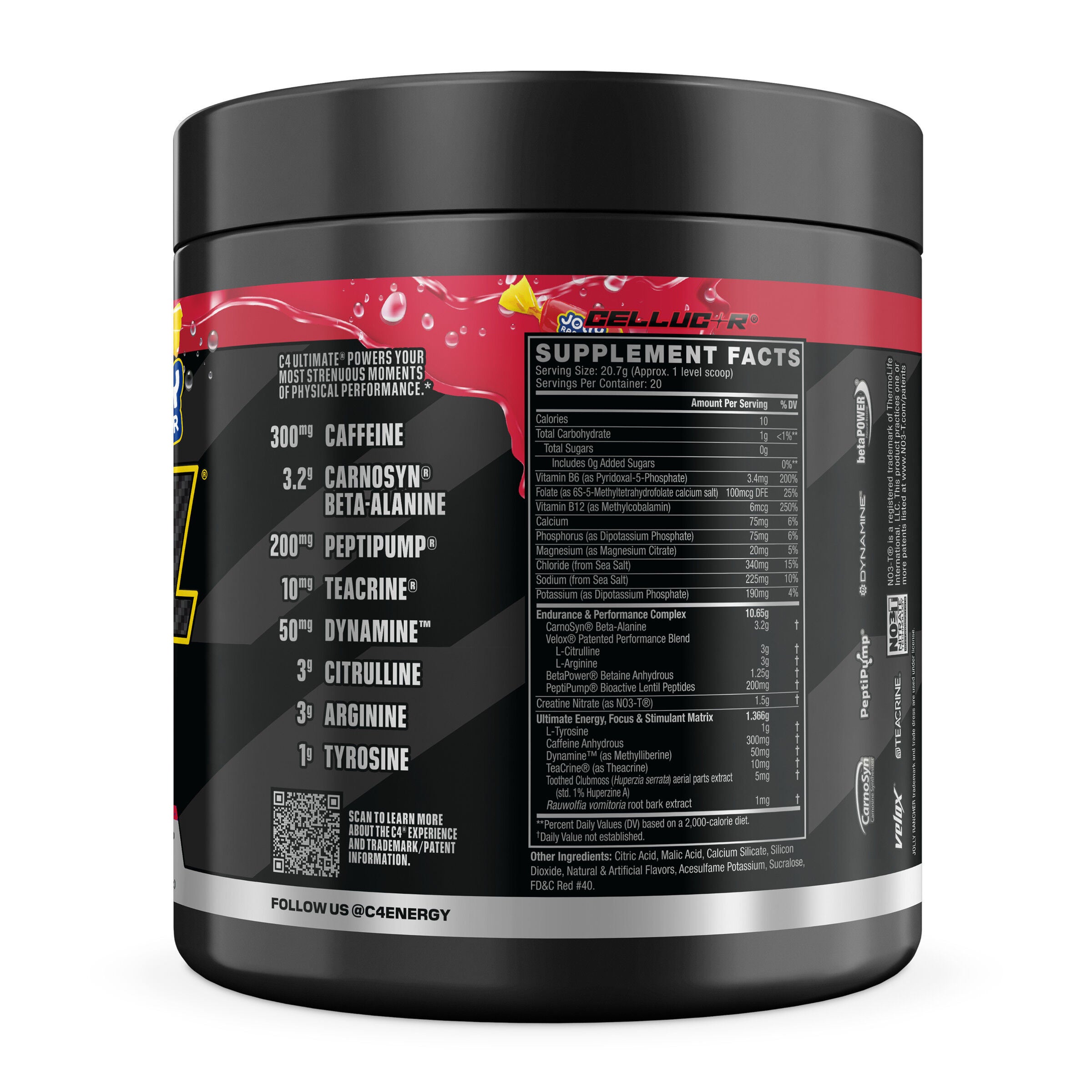 Cellucor® - C4 Ultimate Pre-Workout - Cherry Jolly Rancher (20 Servings ...