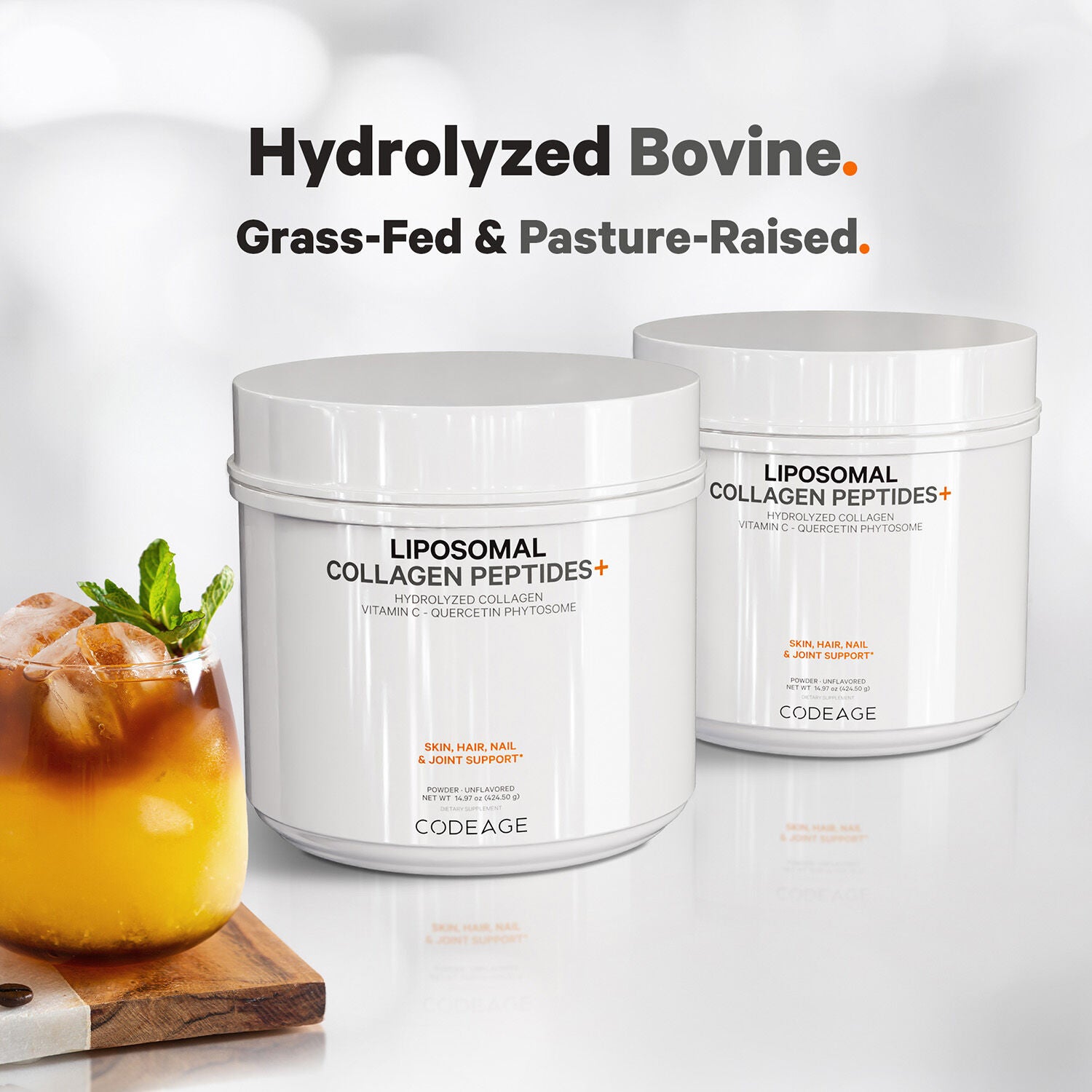 Codeage - Liposomal Collagen Peptides - Unflavored - 14.97 oz. (30 ...