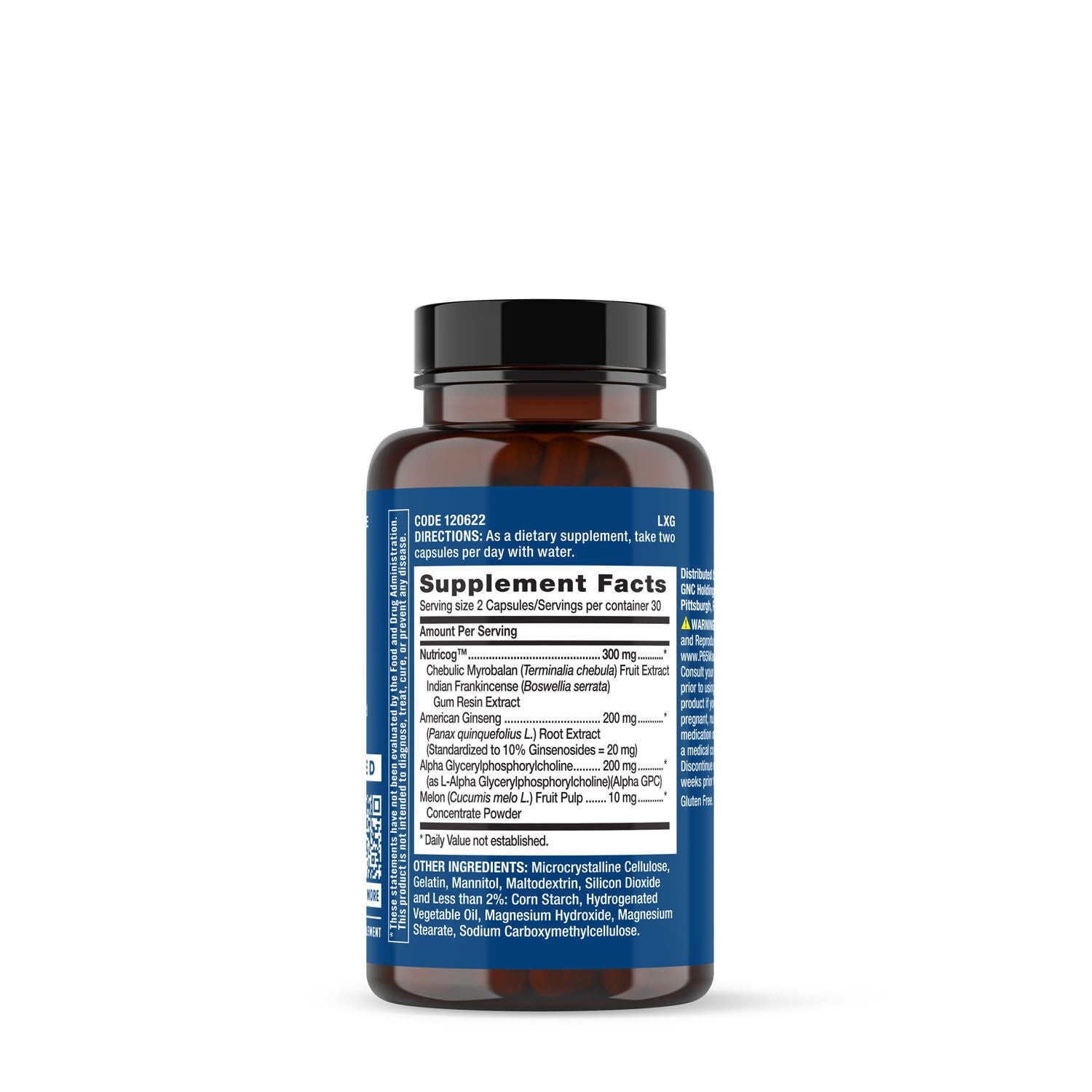 GNC Preventive Nutrition® Focus and Memory - 60 Capsules | GNC