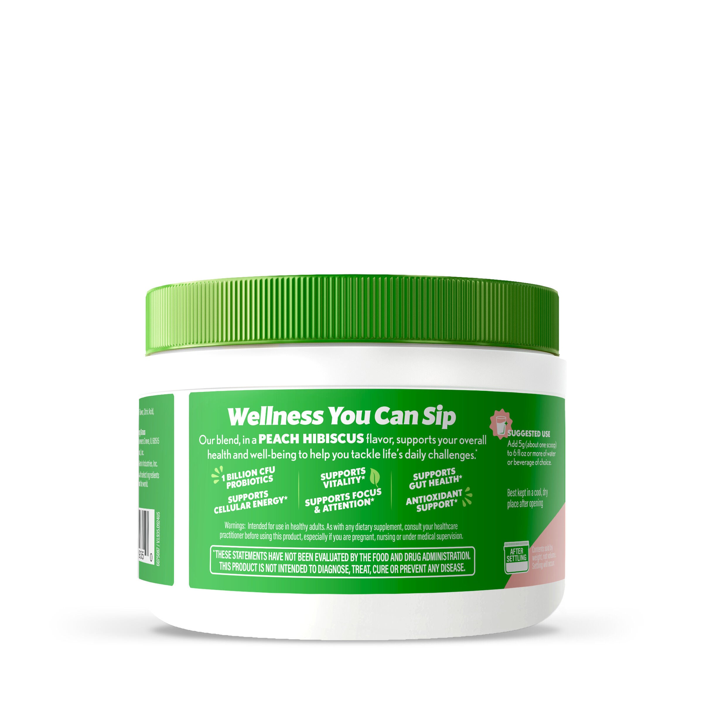 Amazing Grass® - Sweet Greens - Peach Hibiscus - 4.4 oz (25 Servings) | GNC