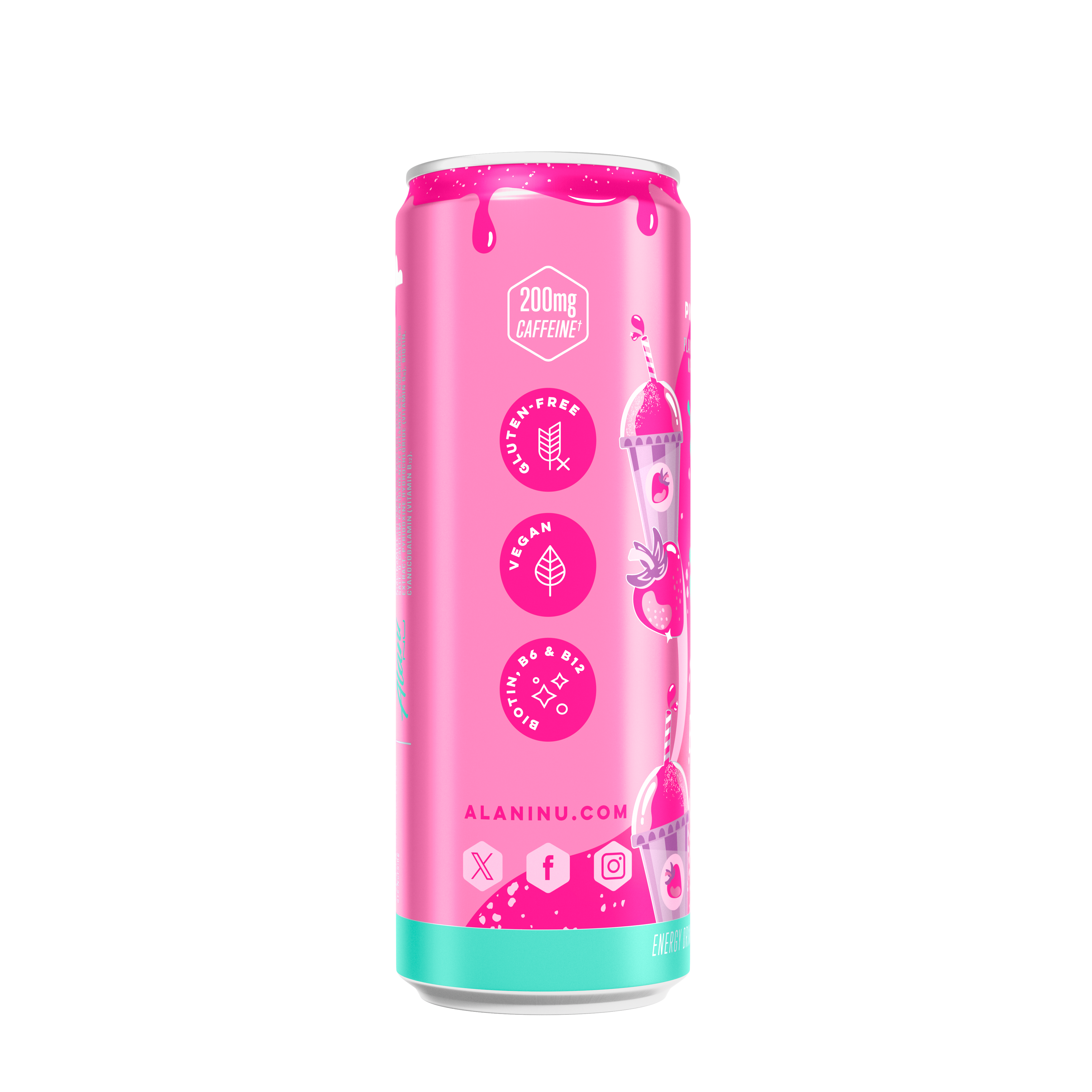 Alani Nu - Energy Drink - Pink Slush - 12oz. (12 Cans) | GNC