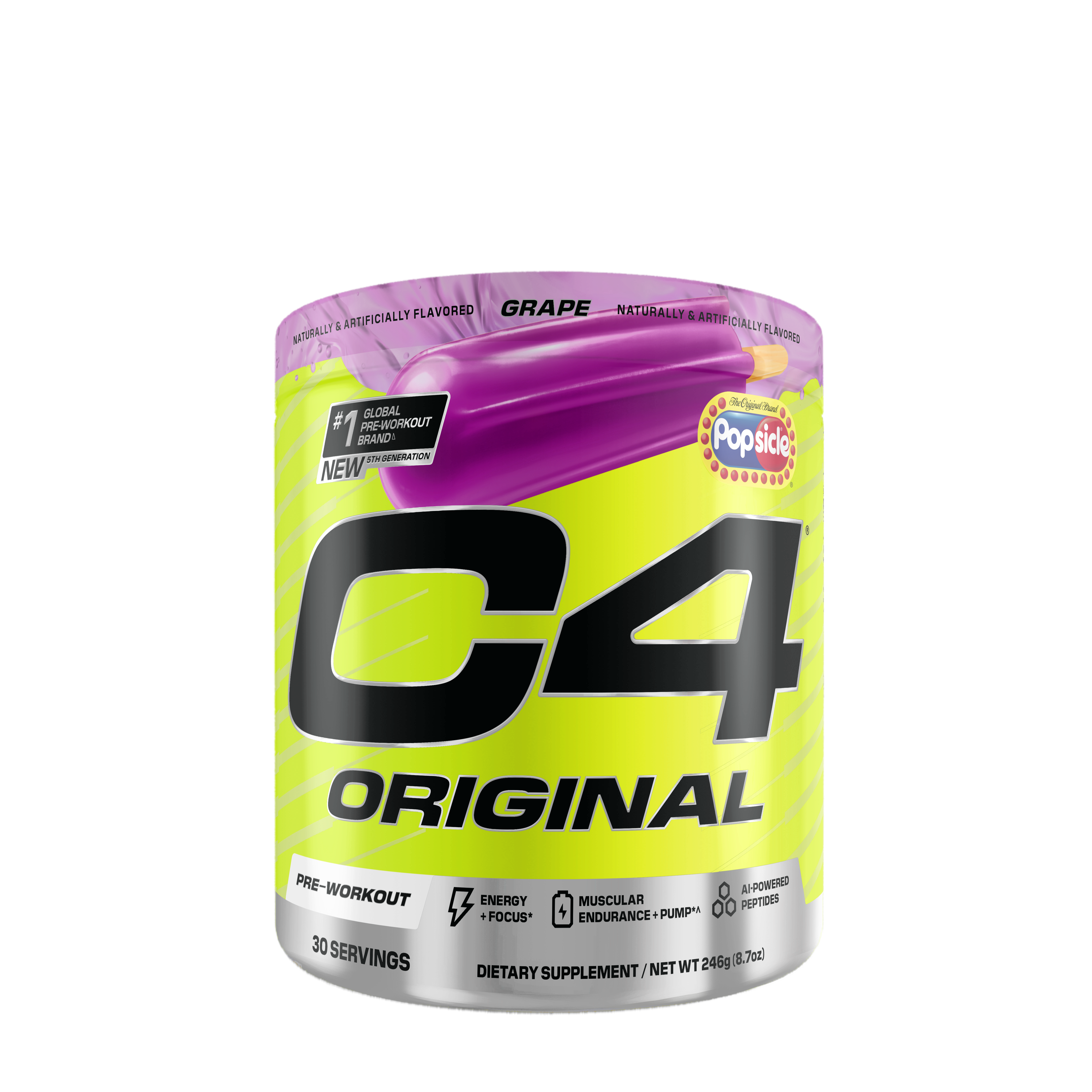 Cellucor® - C4 Original Pre-Workout - Grape Popsicle (30 Servings) | GNC