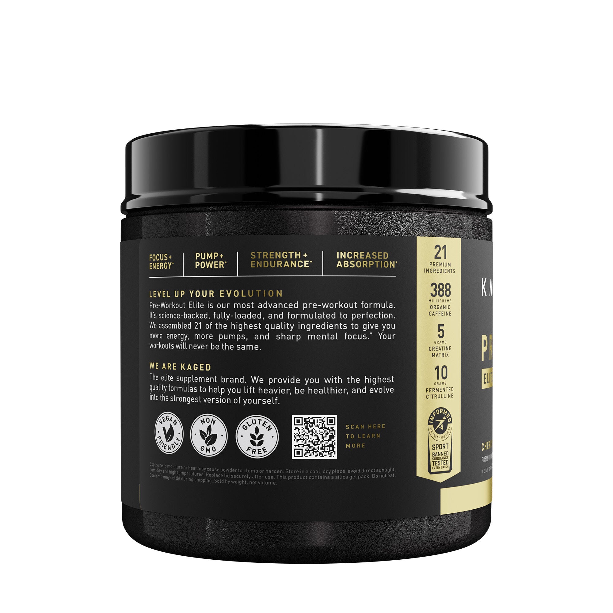 KAGED® - Elite Series: Pre-Workout - Cherry Limeade | GNC