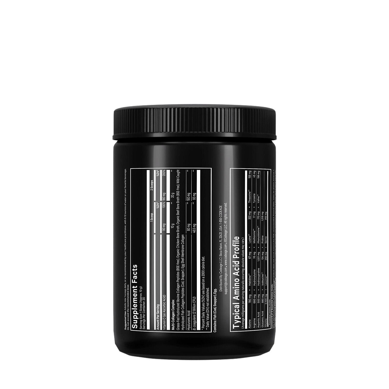 Codeage Multi Collagen Black Edition - with Probiotics | GNC