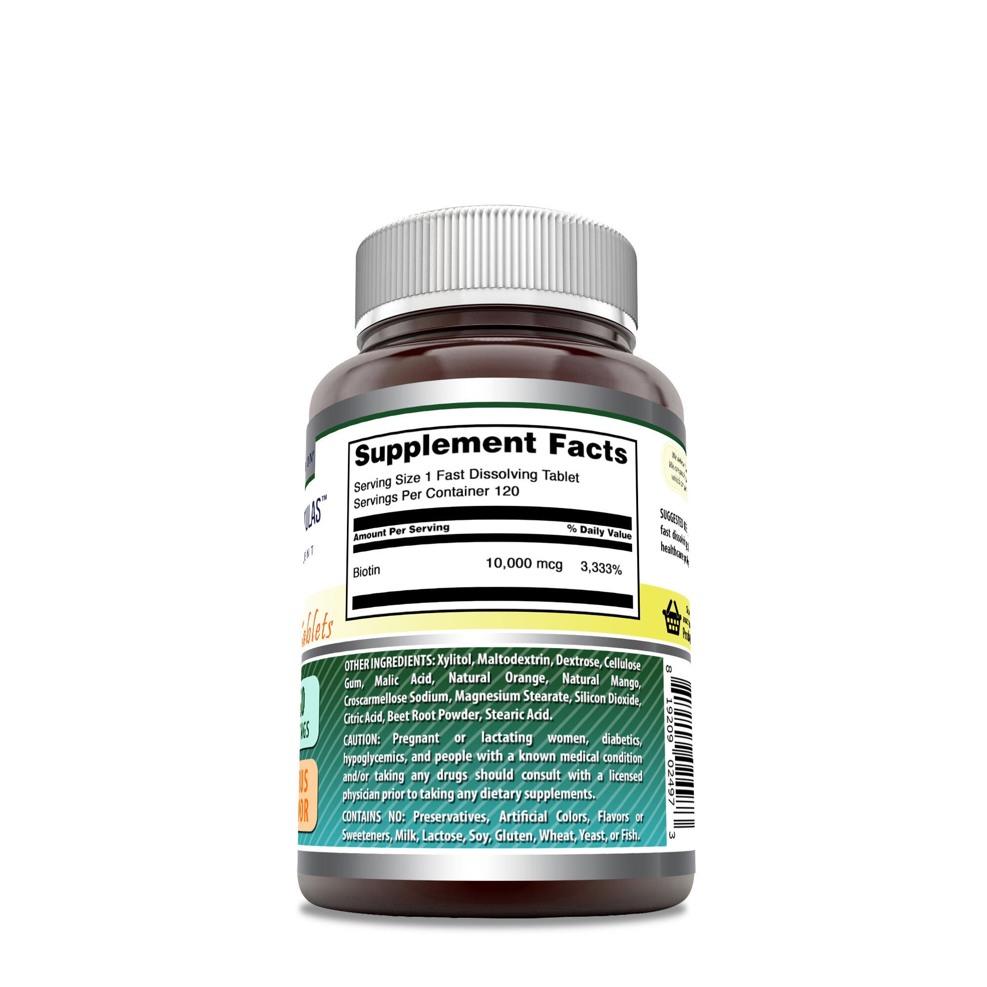 Amazing Nutrition® - Biotin 10000mcg - Citrus - 120 Tablets | GNC