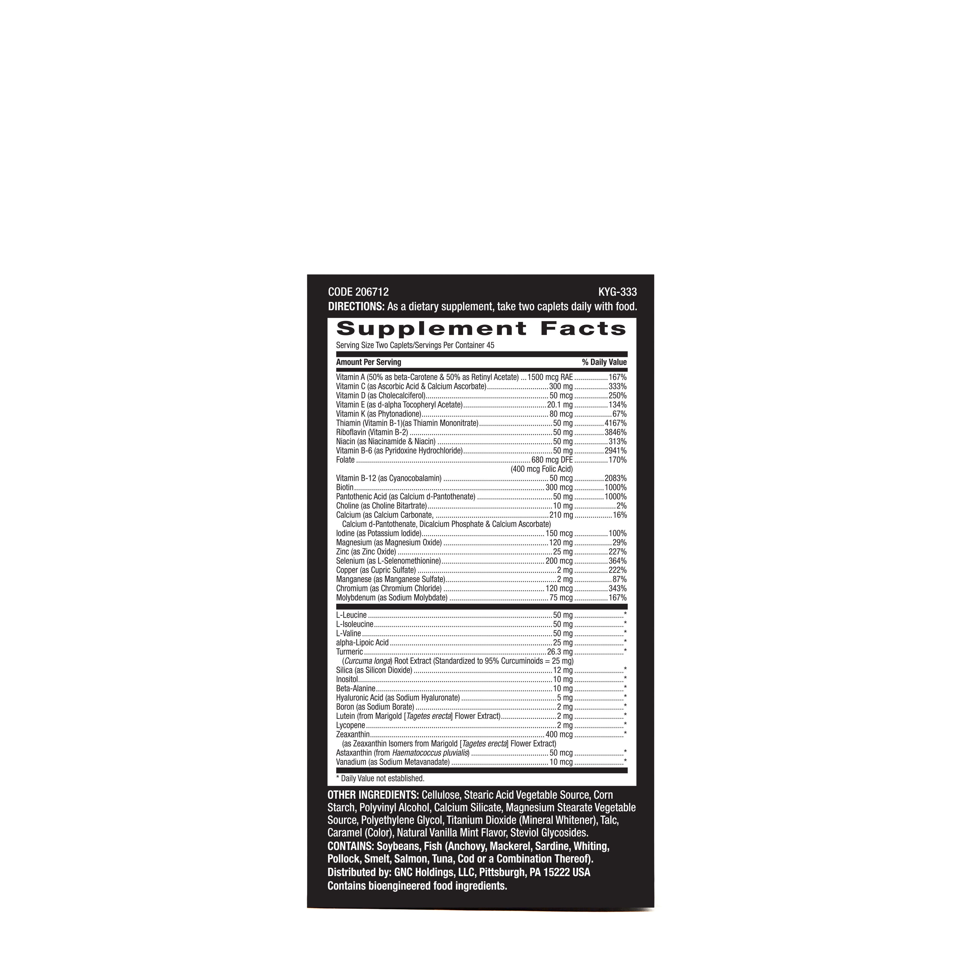 GNC Mega Men® - Sport Multivitamin - 90 Caplets (45 Servings) | GNC