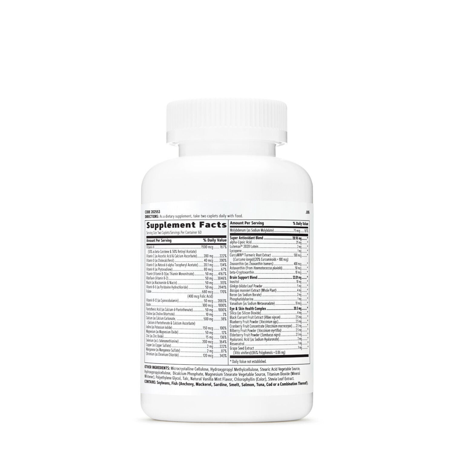 Multivitamin 50 Plus - 120 Caplets | GNC