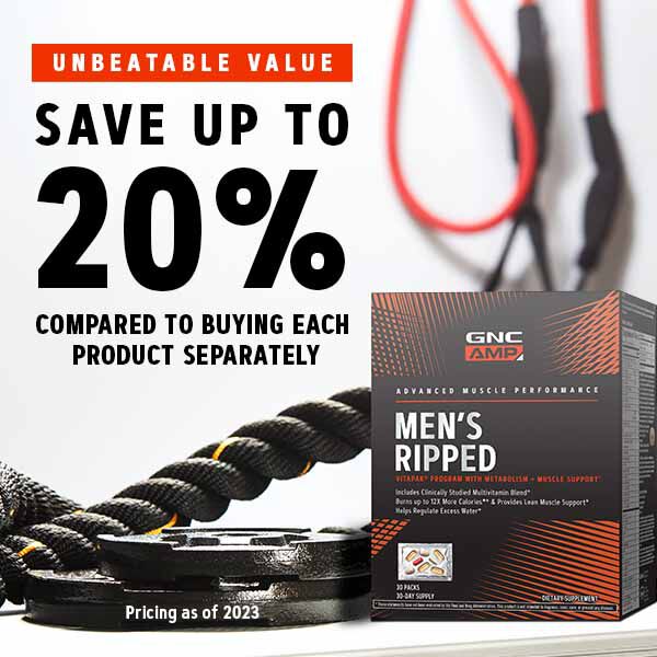 GNC Men's Ripped Vitapak® Program With Metabolism + Muscle Support | GNC