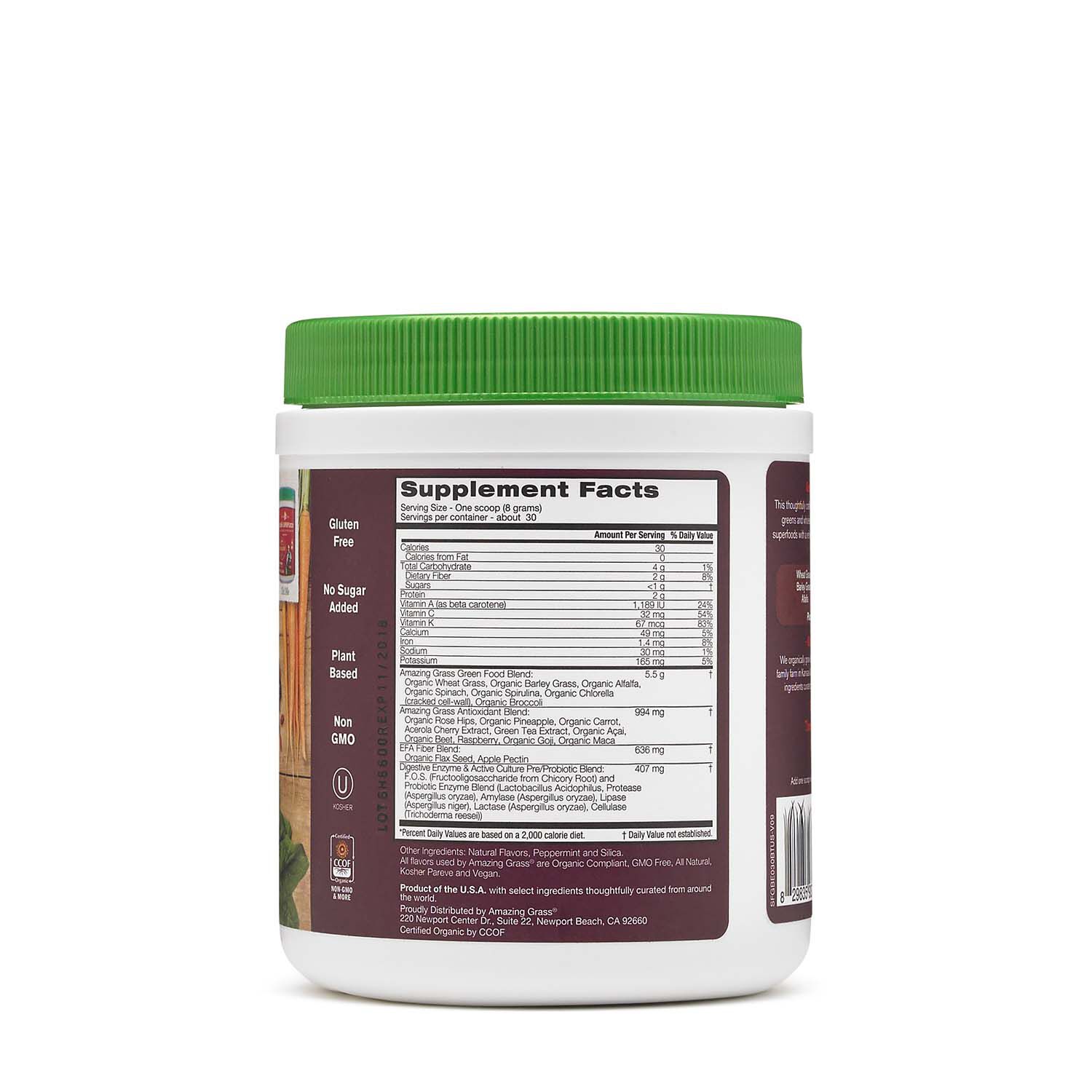 Green SuperFood® Powder - Berry - 8.5 oz. (30 Servings) Berry | GNC
