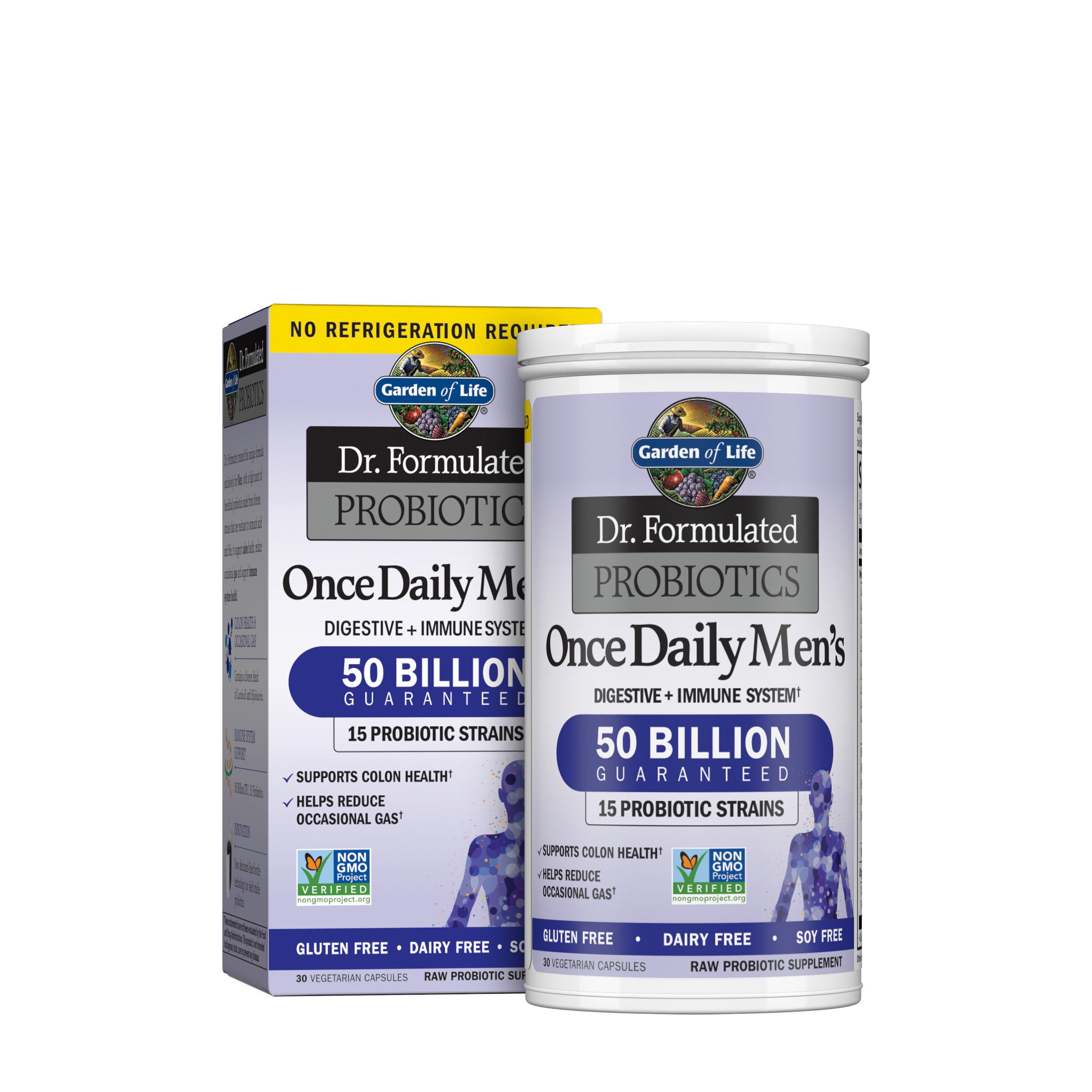 Garden of Life® - Once Daily Men's Probiotic - 30 Vegetarian Capsules ...