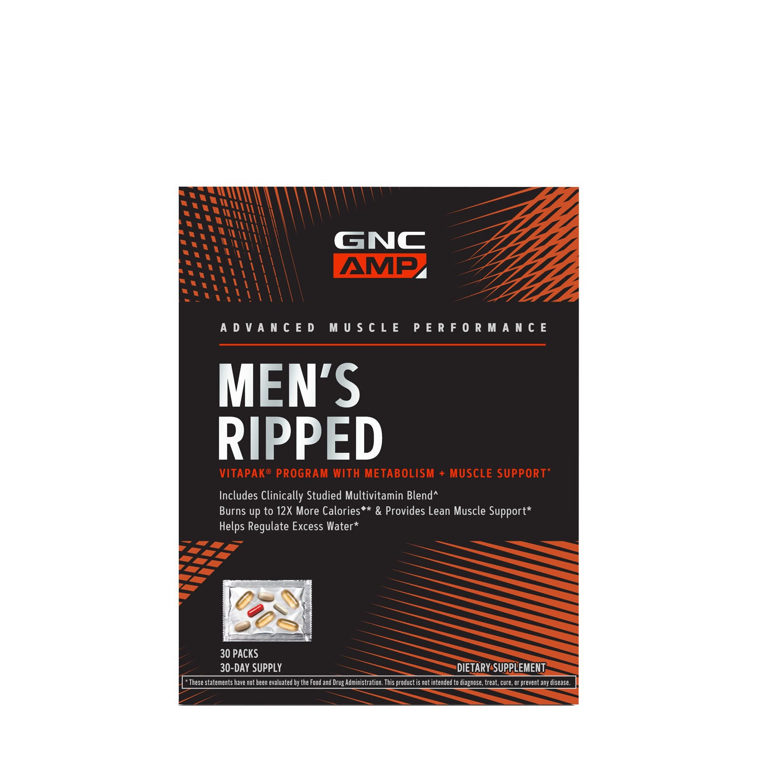 GNC Men's Ripped Vitapak® Program With Metabolism + Muscle Support | GNC