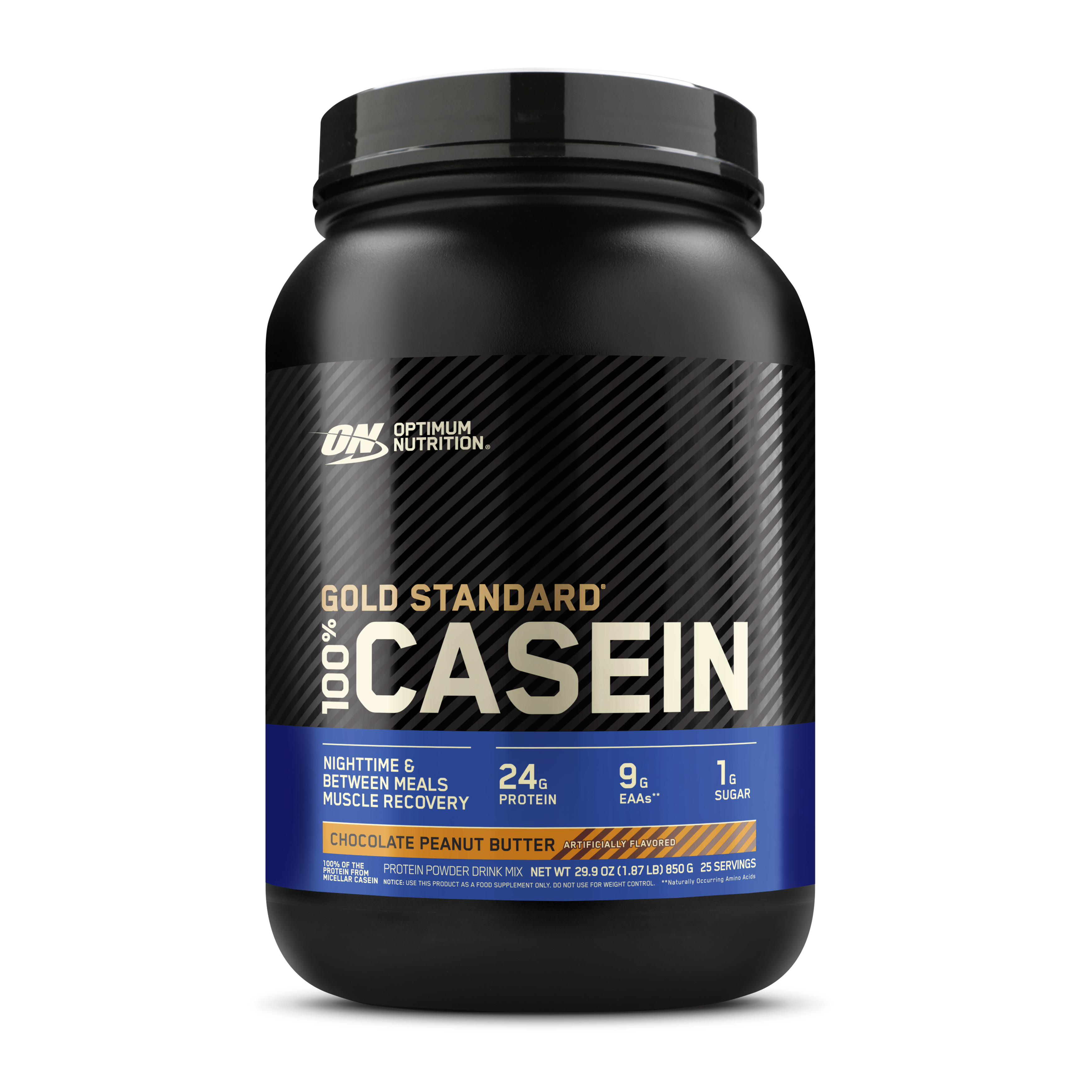 Optimum Nutrition - Gold Standard 100% Casein - Chocolate Peanut Butter ...