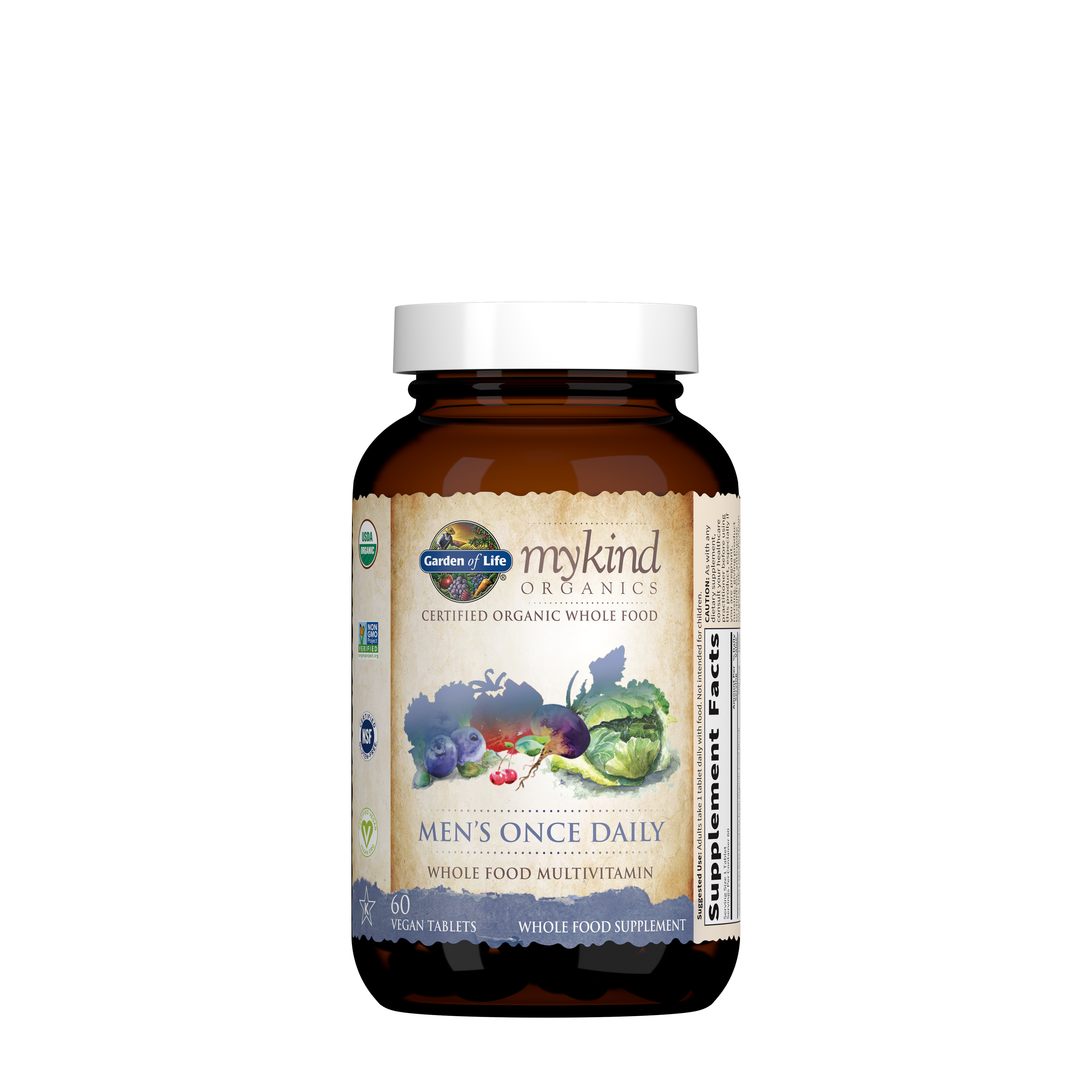 Garden of Life® - Men's Once Daily Multivitamin - 60 Capsules (60 ...