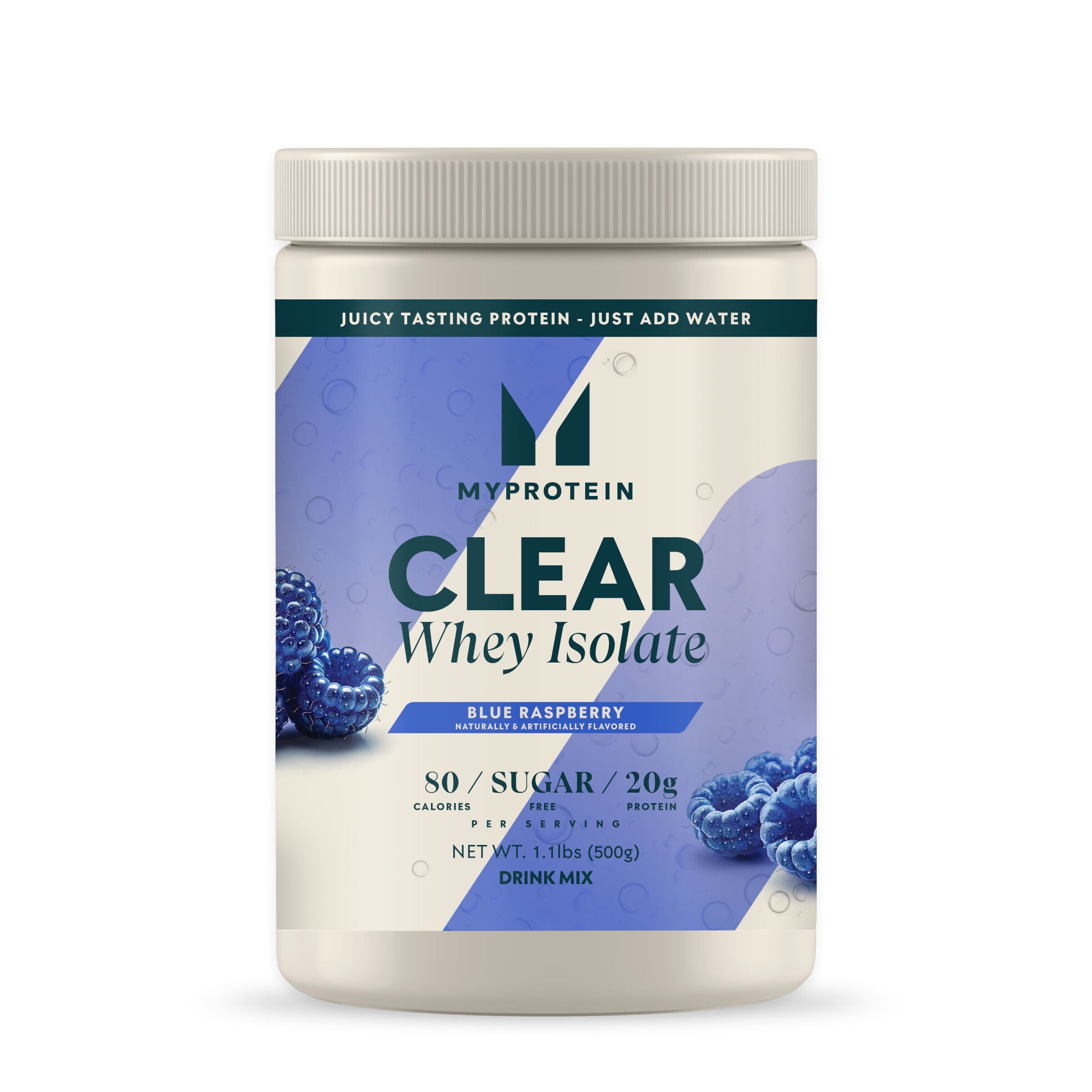 Myprotein - Clear Whey Isolate - Blue Raspberry (20 Servings) | GNC