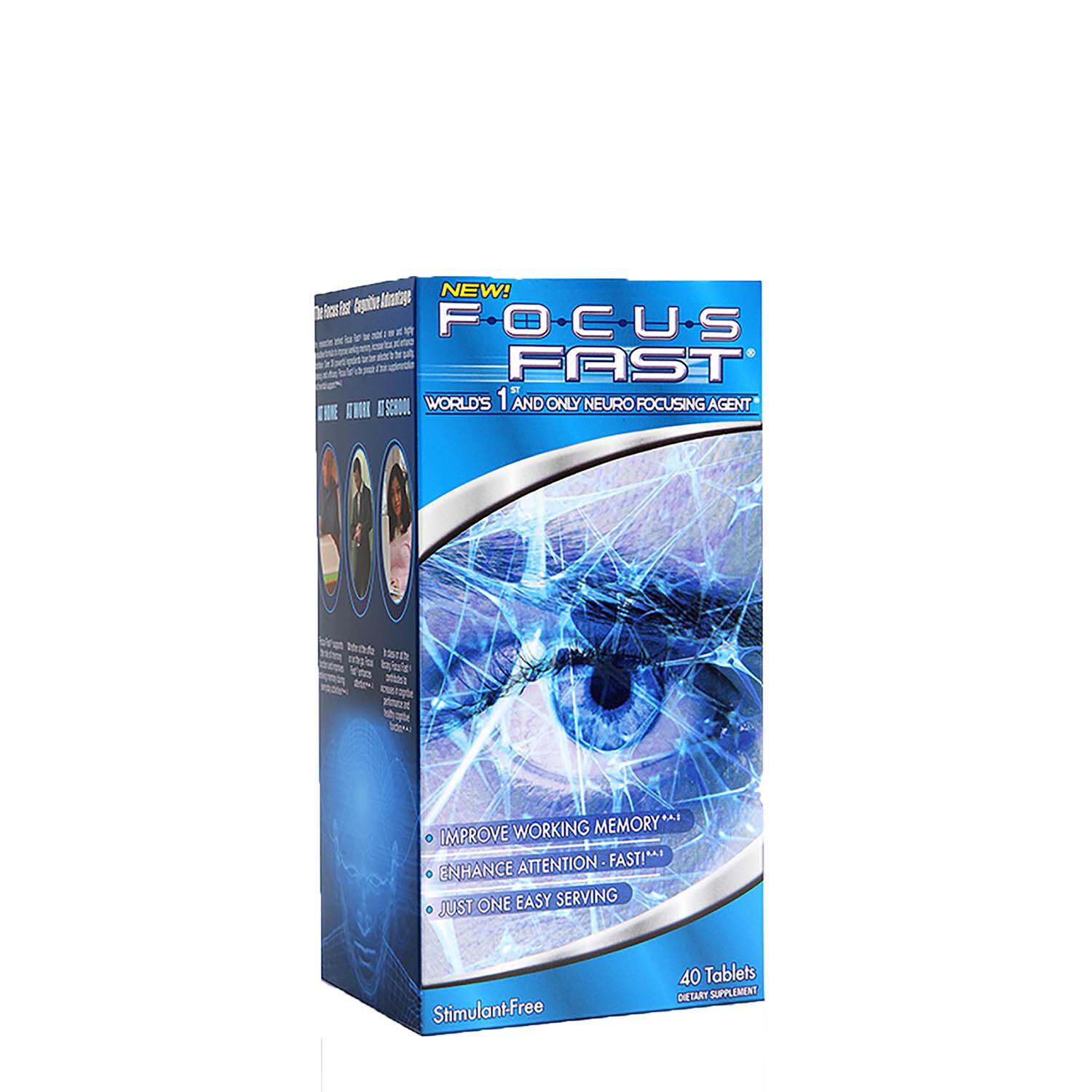 Focus Fast® World’s 1st & Only Neuro Focusing Agent® | GNC