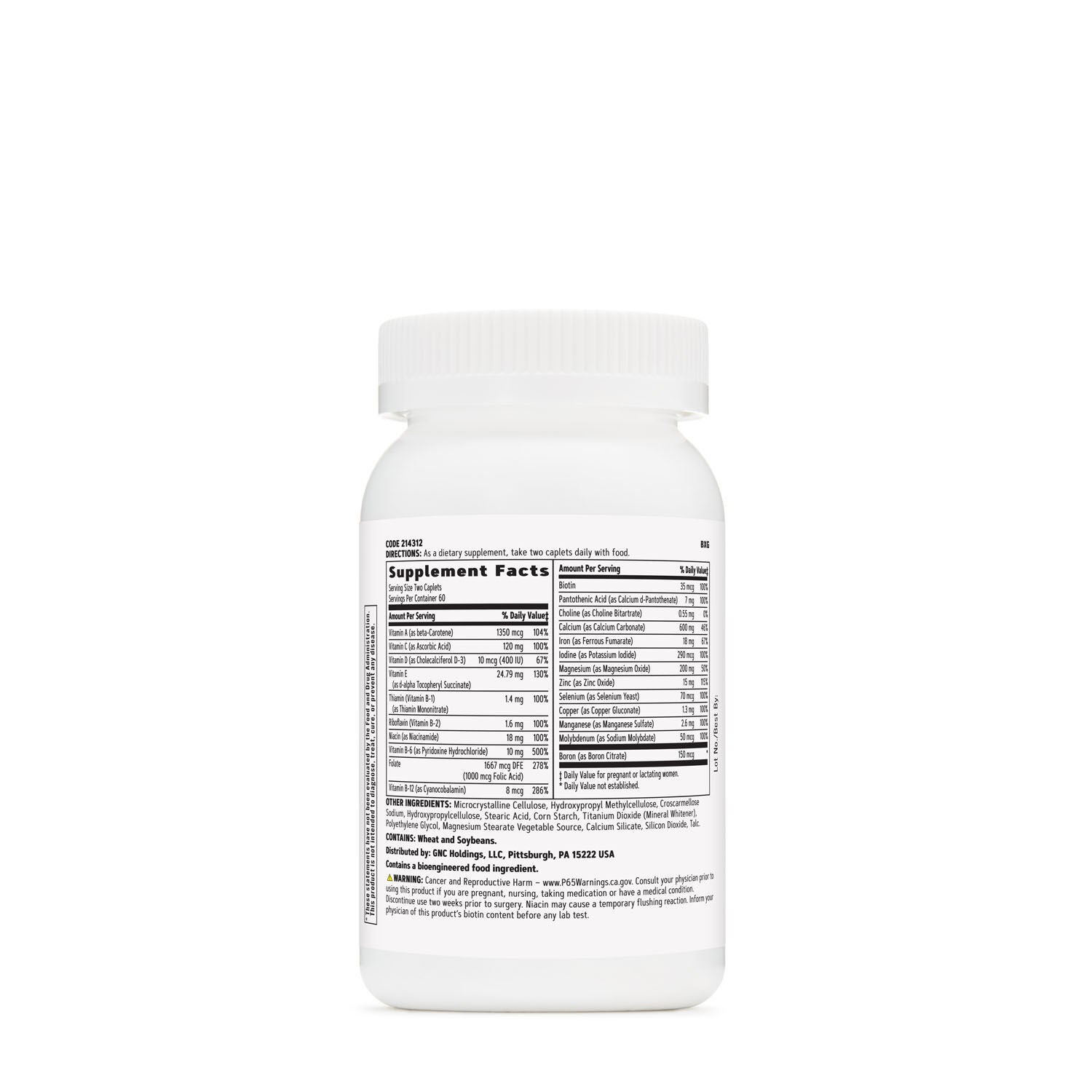 GNC Women's Prenatal Formula with Iron Multivitamin | GNC