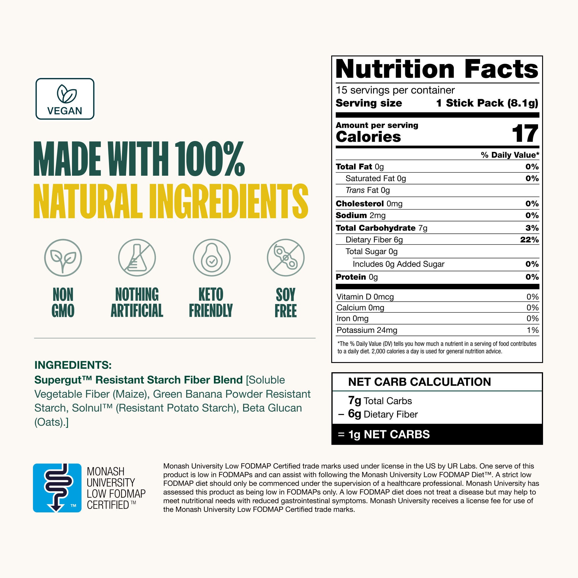 supergut® - The Gut Healthy GLP-1 Booster - 15 Stick Packs | GNC