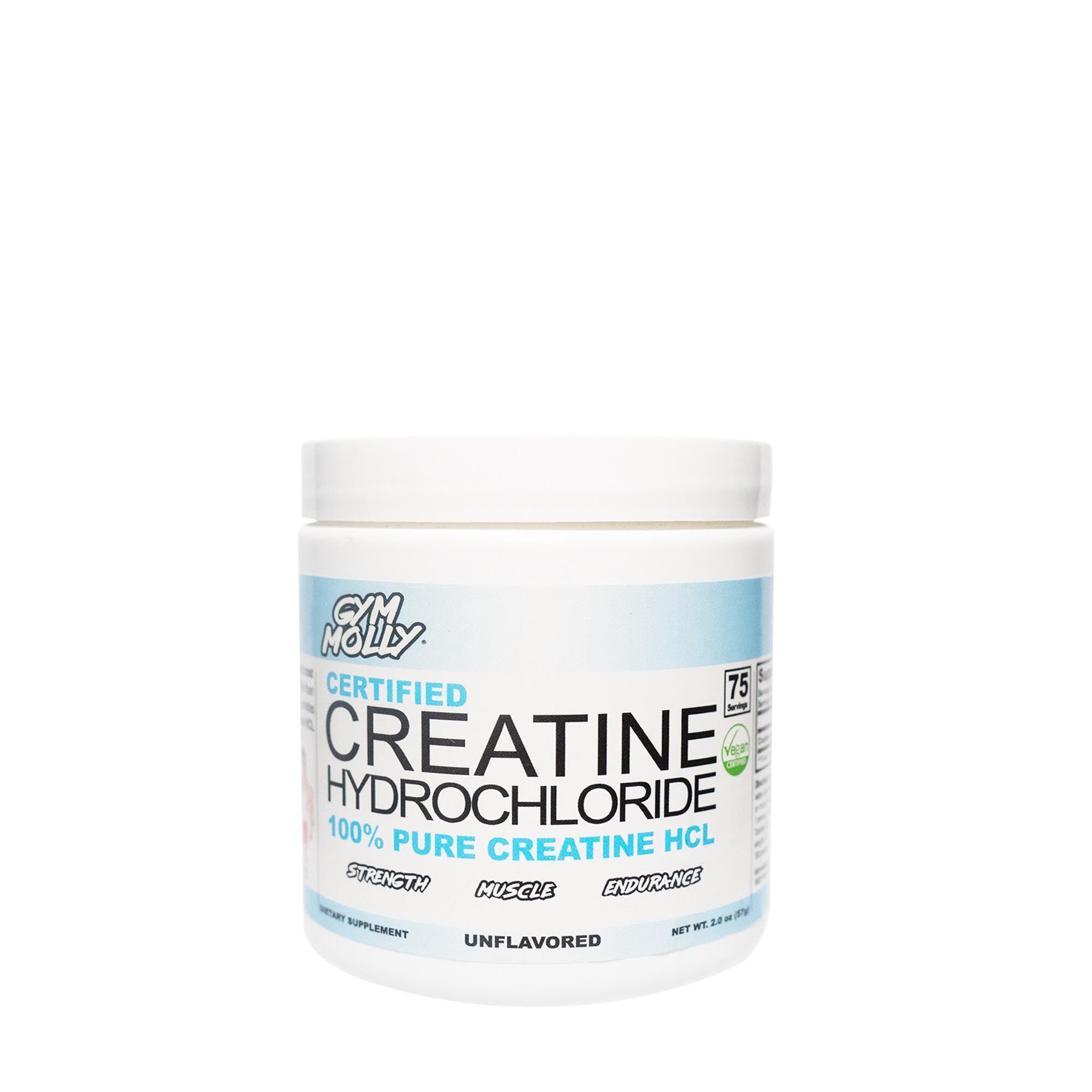 Gym Molly® Pure Creatine HCL - 75 Servings | GNC