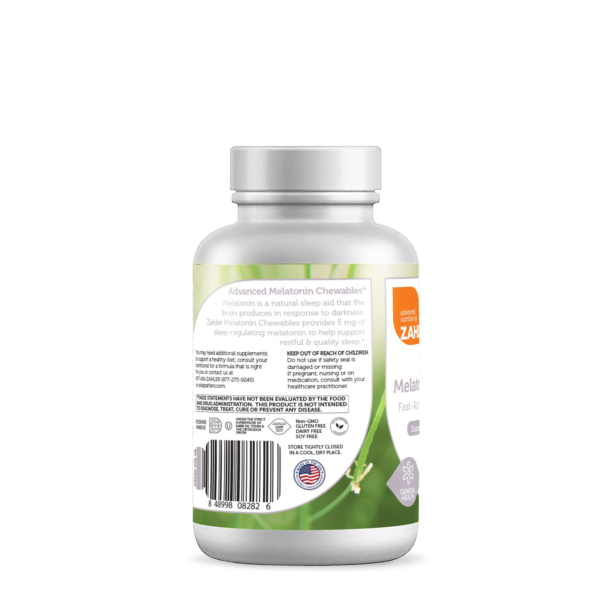 ZAHLER® - Melatonin 5mg - Orange - 120 Chewable Tablets | GNC