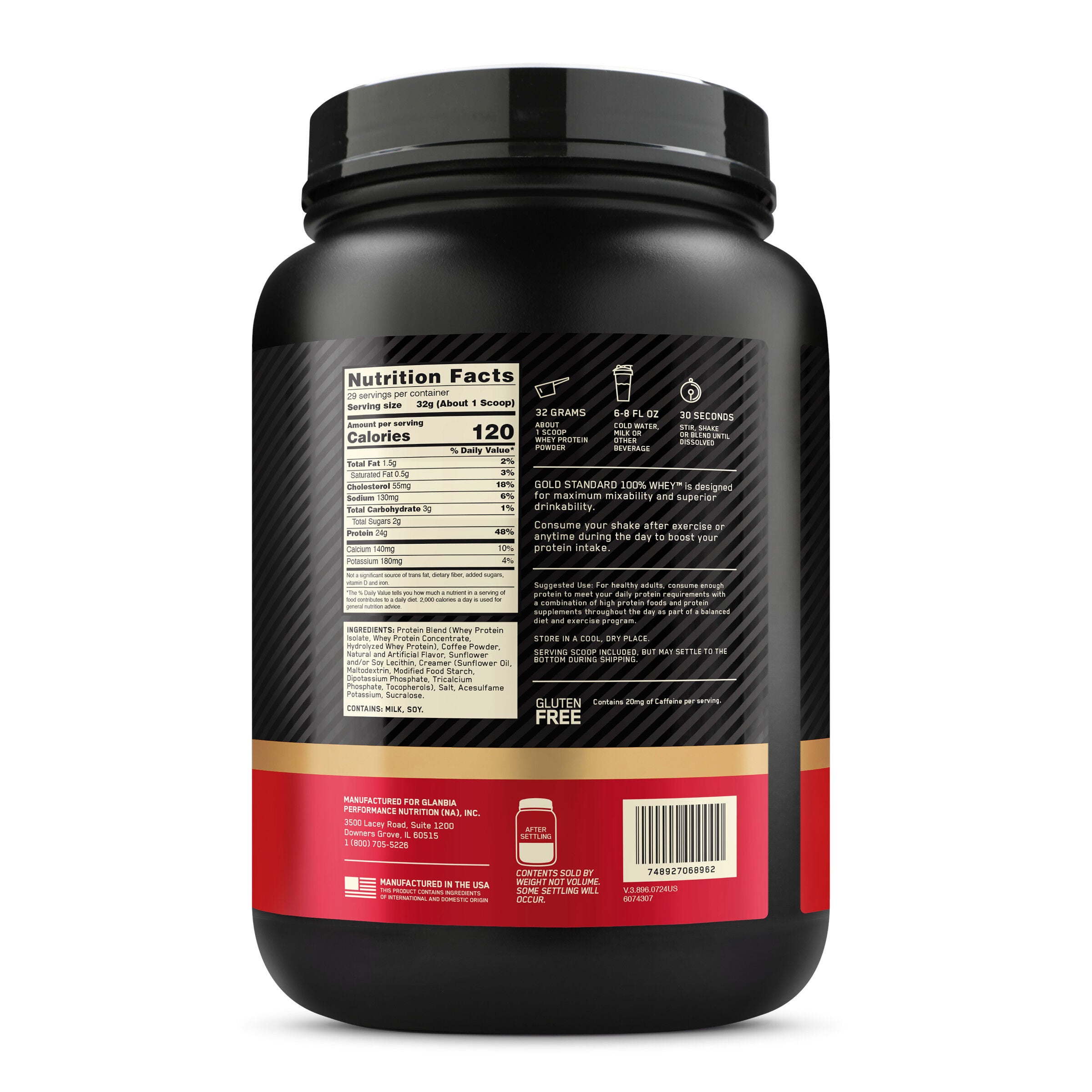 Optimum Nutrition - Gold Standard 100% Whey - Caramel Macchiato (29 ...
