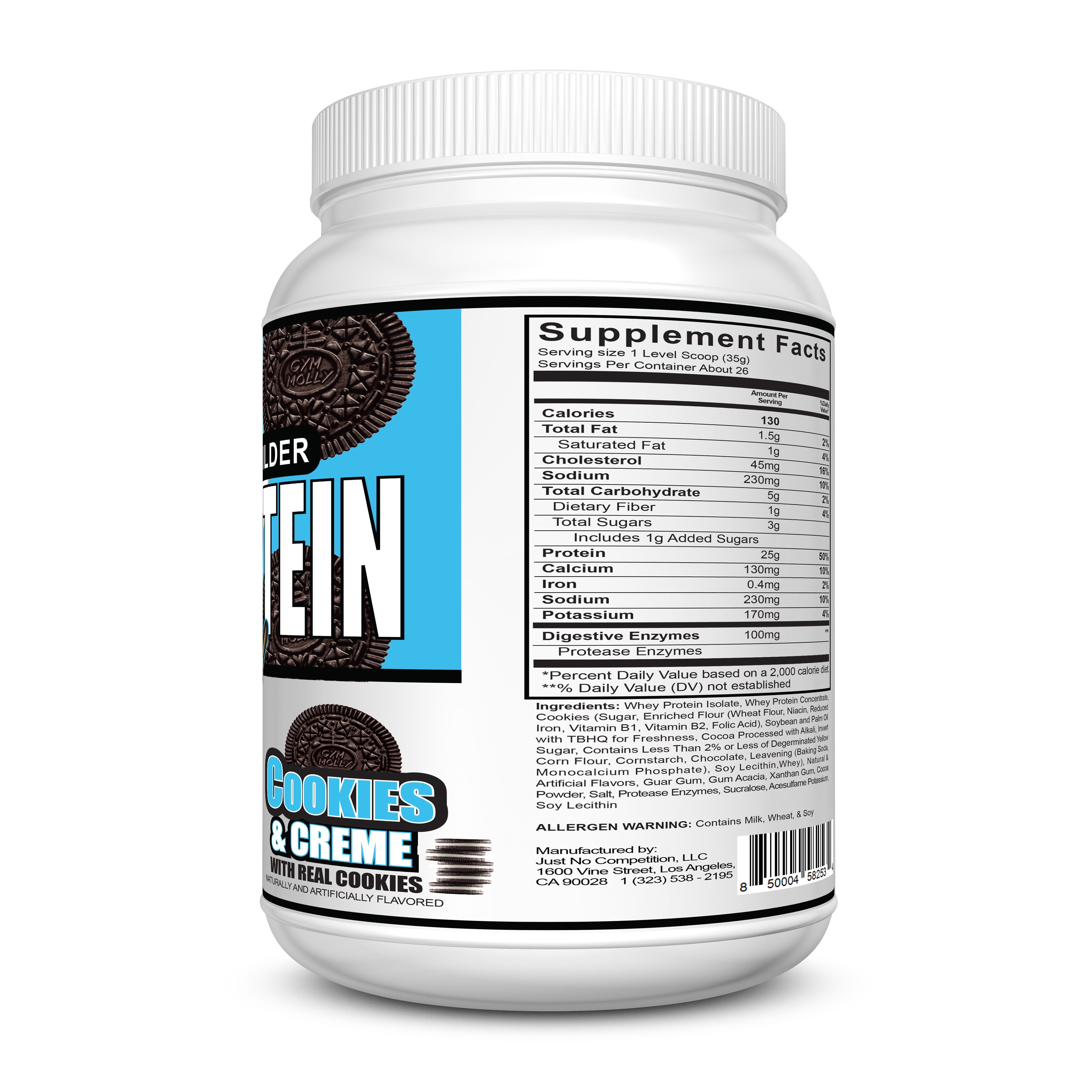 Gym Molly® - Power Protein 100% Whey - Cookies & Creme (26 Servings) | GNC