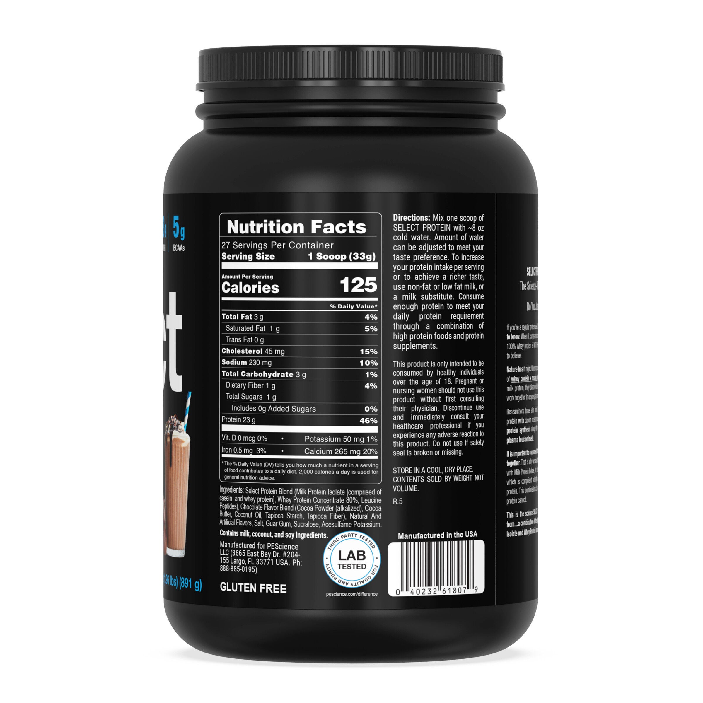 PEScience - Select Protein - Chocolate Truffle (27 Servings) | GNC