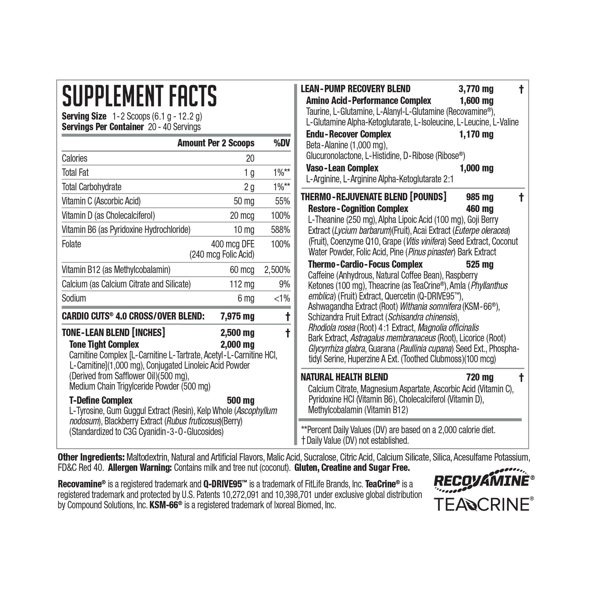 NDS Nutrition™ Cardio Cuts® 4.0 - Miami Sunrise - 8.6 oz | GNC