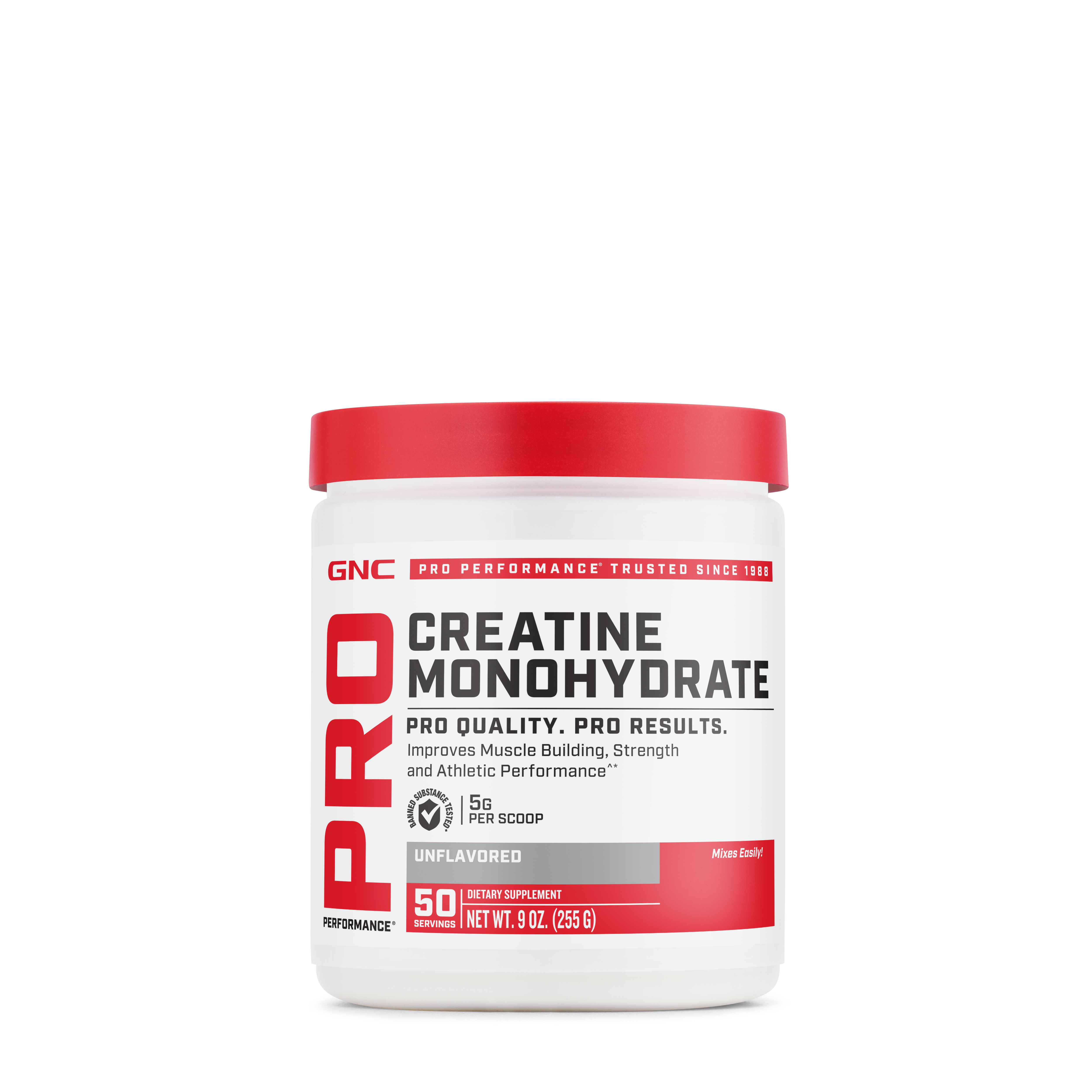Gnc Pro Performance® Creatine Monohydrate 50 Servings Gnc