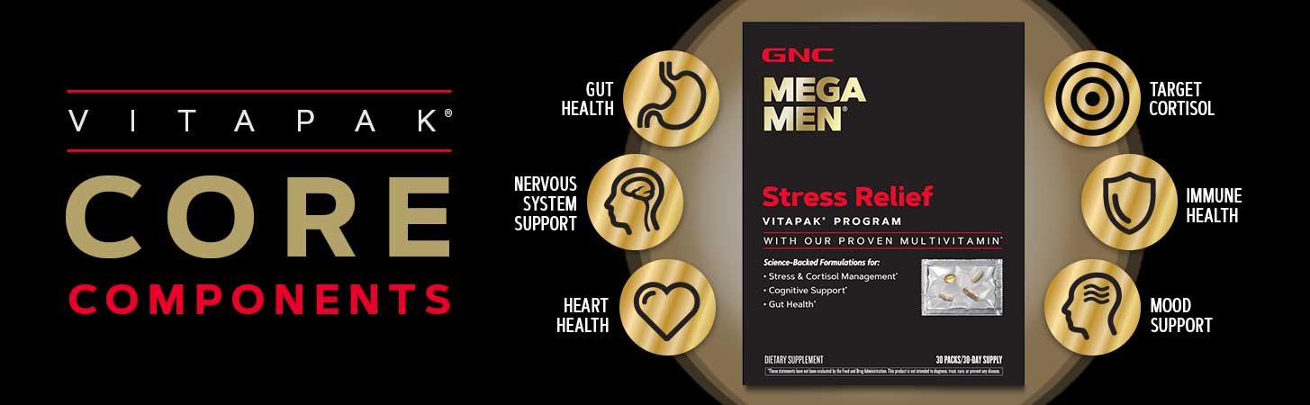 New! Men's & Women's Stress Vitapak® - What's in it? | GNC