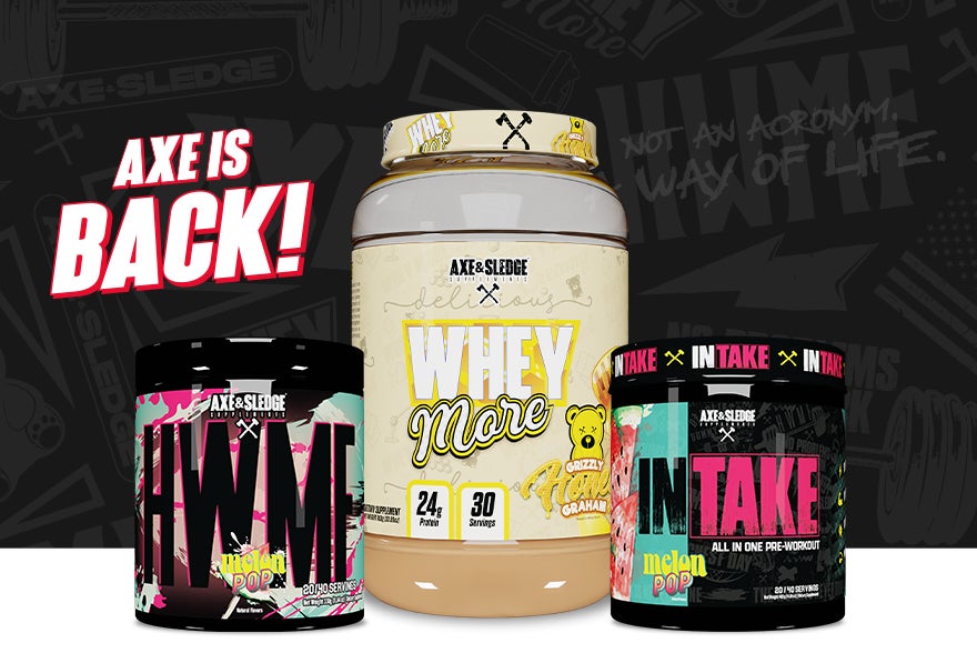 Axe & Sledge Supplements Return to GNC Shelves with Exclusive Flavors ...