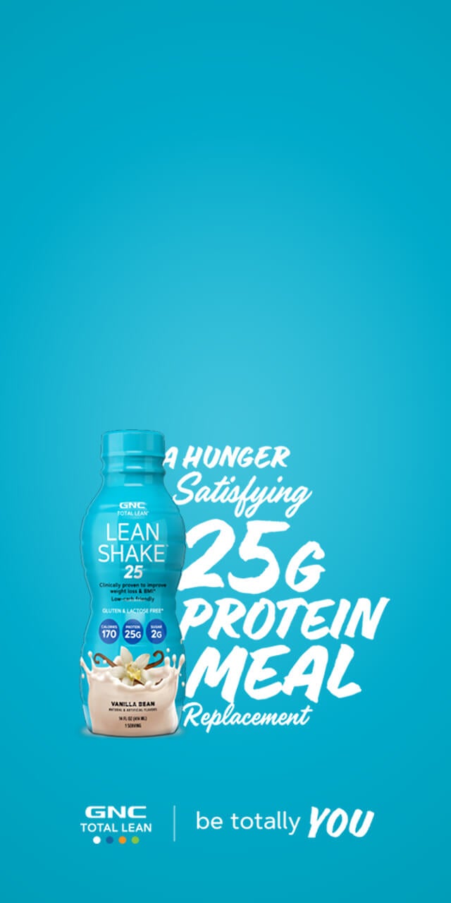 GNC Lean Shake™ 25-Vanilla Bean: 12 Bottles | GNC