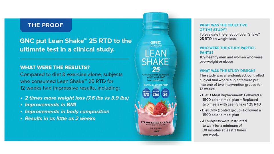 GNC Total Lean® Lean Shake 25 Vanilla Latte | GNC