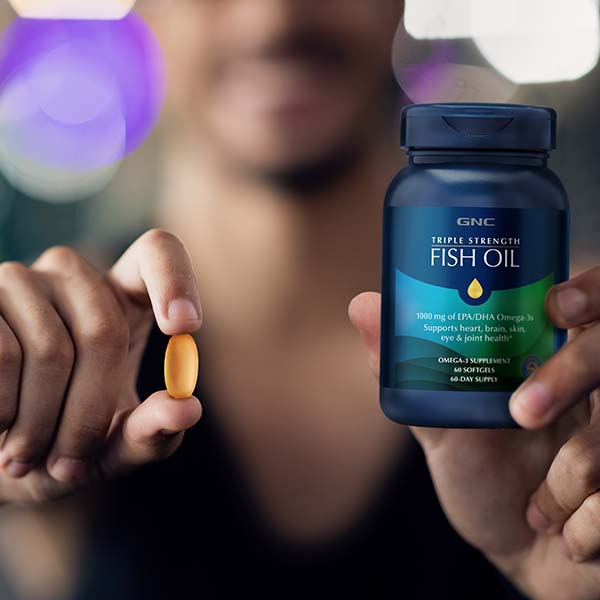 GNC - Triple Strength Fish Oil 1000mg - 210 Softgels (210 Servings) | GNC