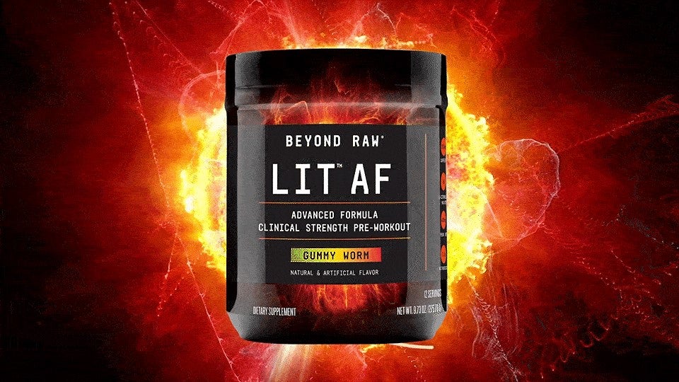 Beyond Raw LIT AF Pre Workout Powder 20 Servings | GNC